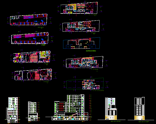 Bank Building elevation, section, and furniture layout detail. Download ... Bank Building elevation, section, and furniture layout detail. Download ...